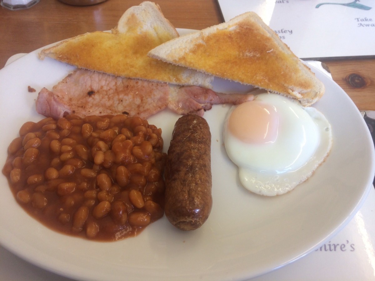 Early Bird Breakfast at Yorkies Cafe in Skegness