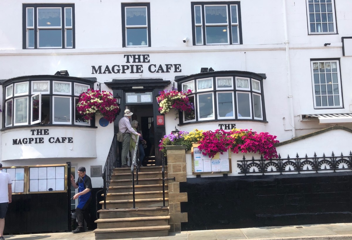 The Magpie Cafe in Whitby: Haddock and Chips