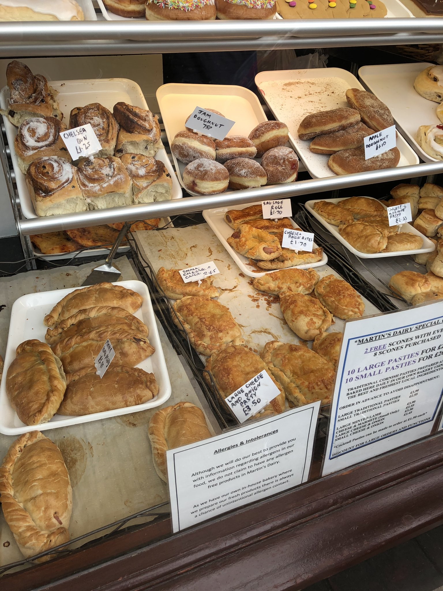 Cornish Pasty Hunting in Looe: Martin’s Dairy