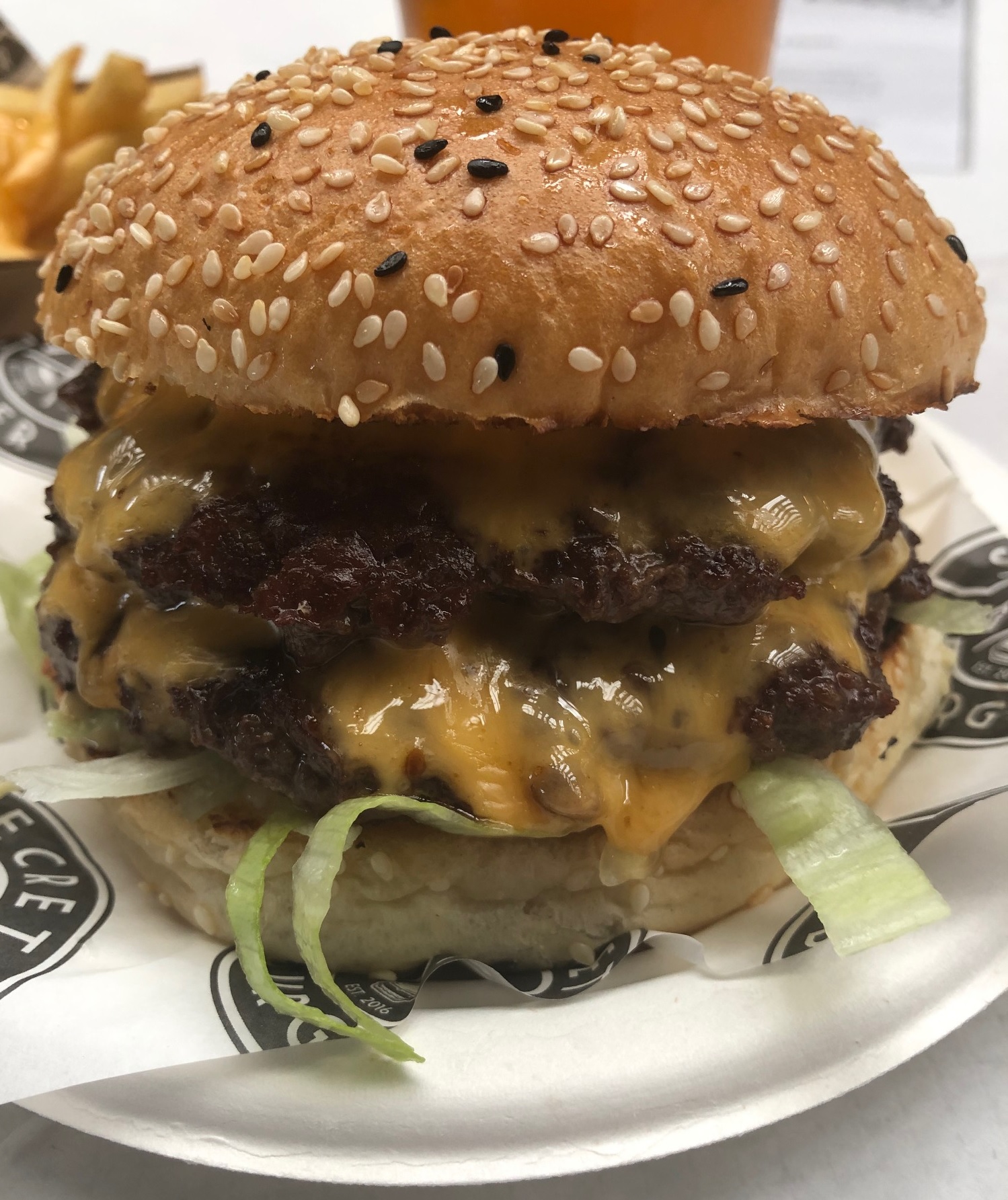 Secret Burger Club at Round Corner’s Taproom in Melton Mowbray