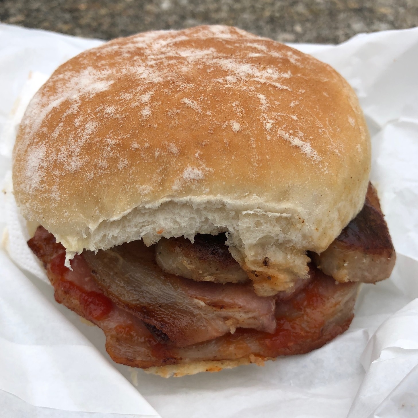 Chough Bakery in Padstow: Breakfast Cobs for the Ferry