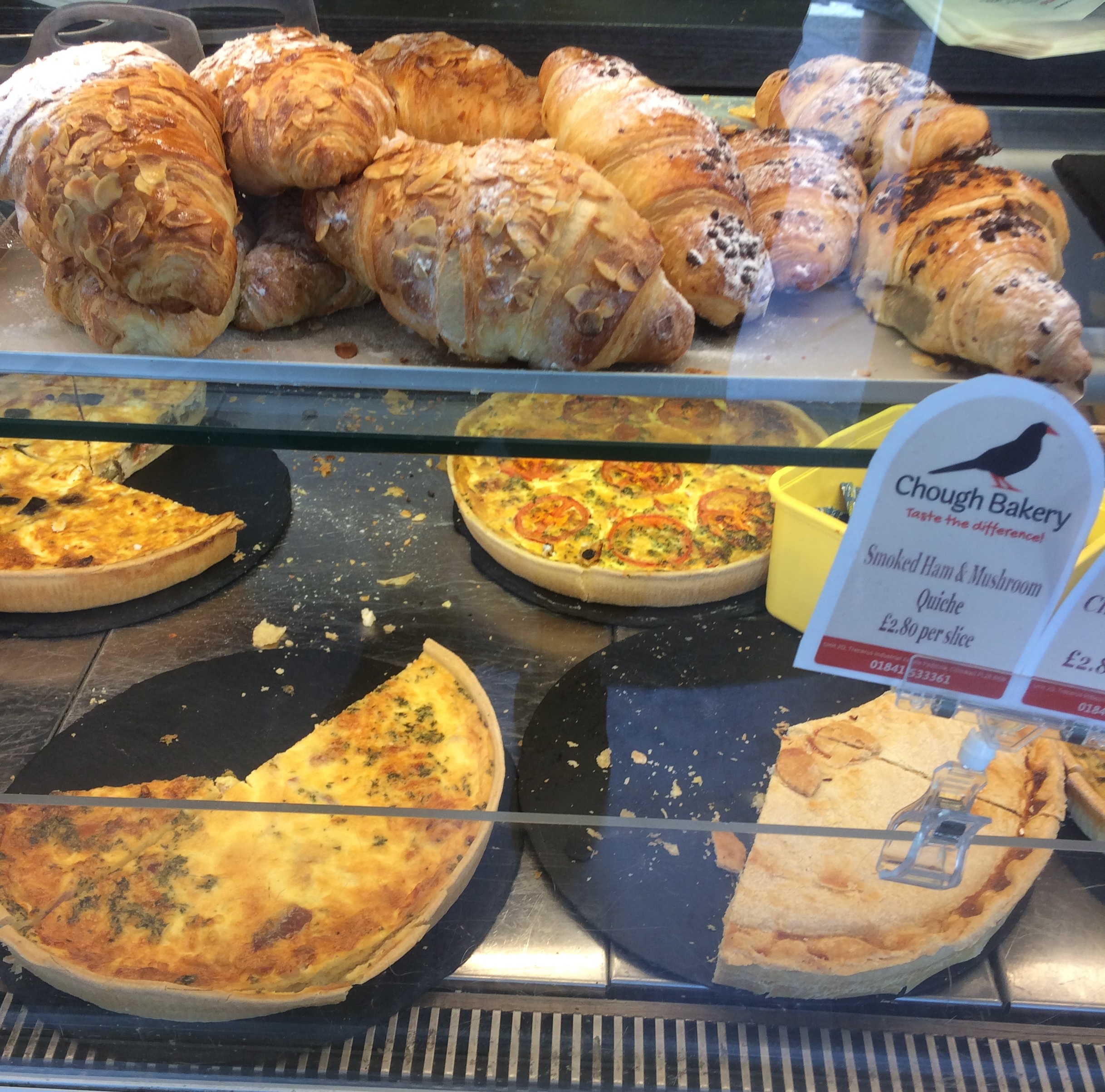 Chough Bakery in Padstow: Breakfast Cobs for the Ferry