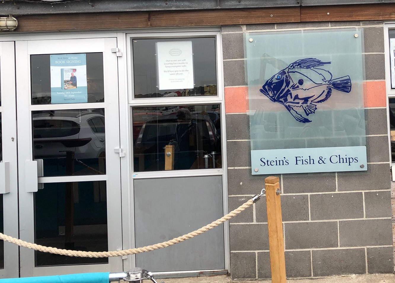 Rick Steins Fish and Chips in Padstow