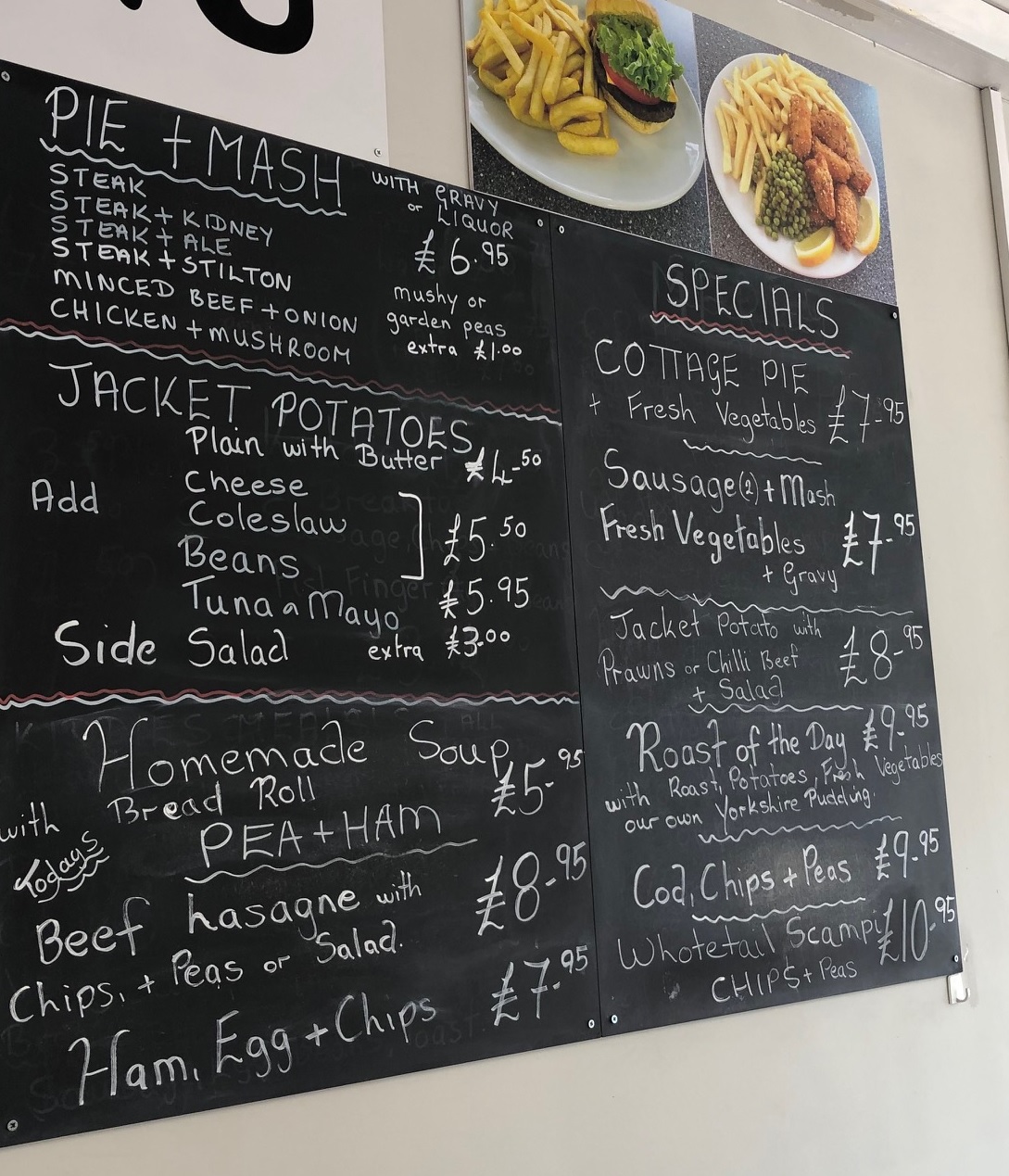 Pies at the Norfolk Pie Man in Sheringham