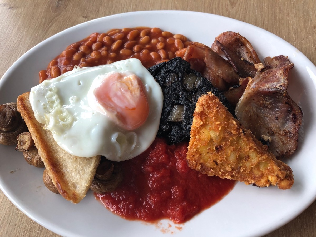 Breakfast at Farmer’s Feast Cafe in Bakewell