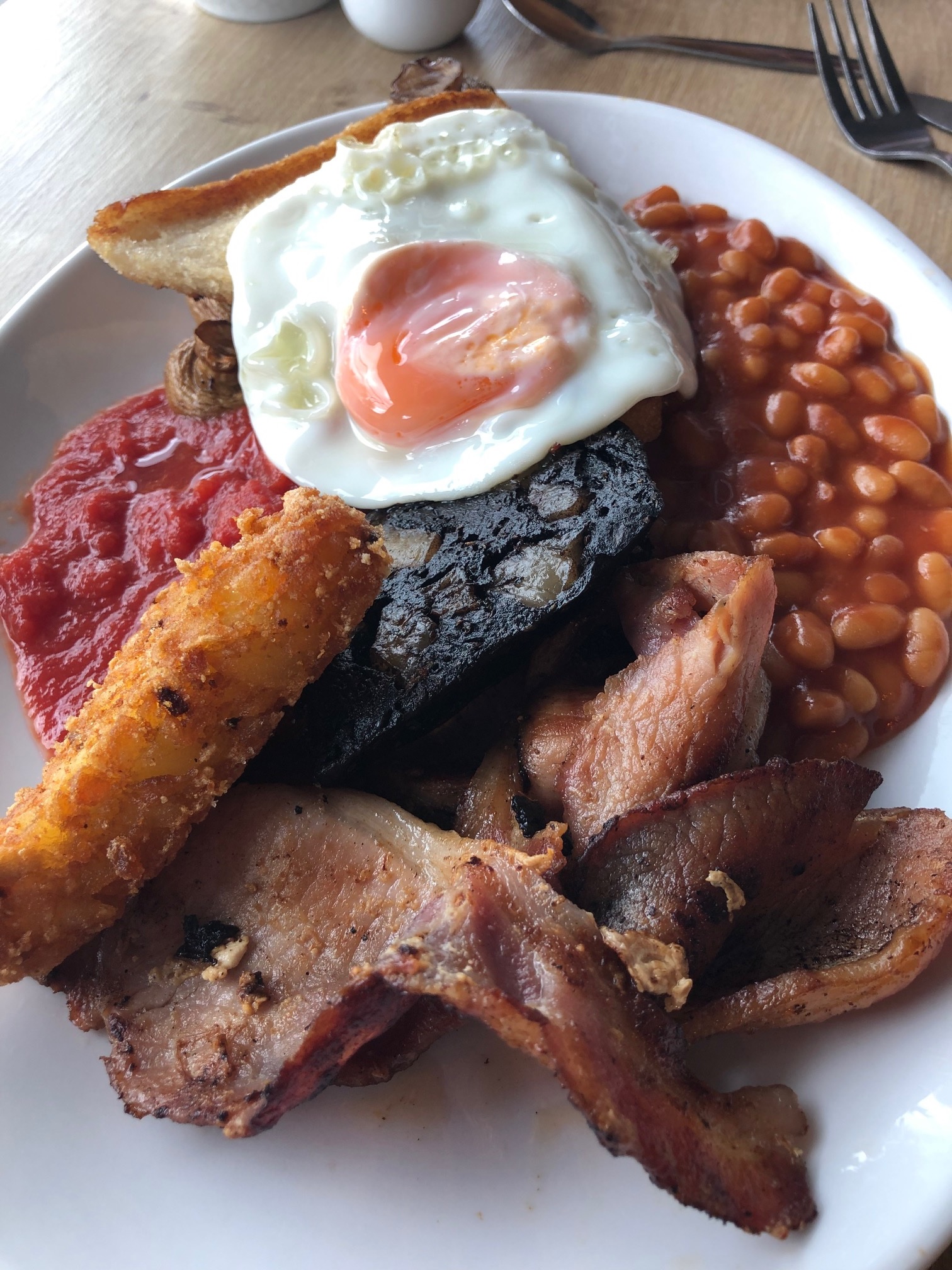 Breakfast at Farmer’s Feast Cafe in Bakewell