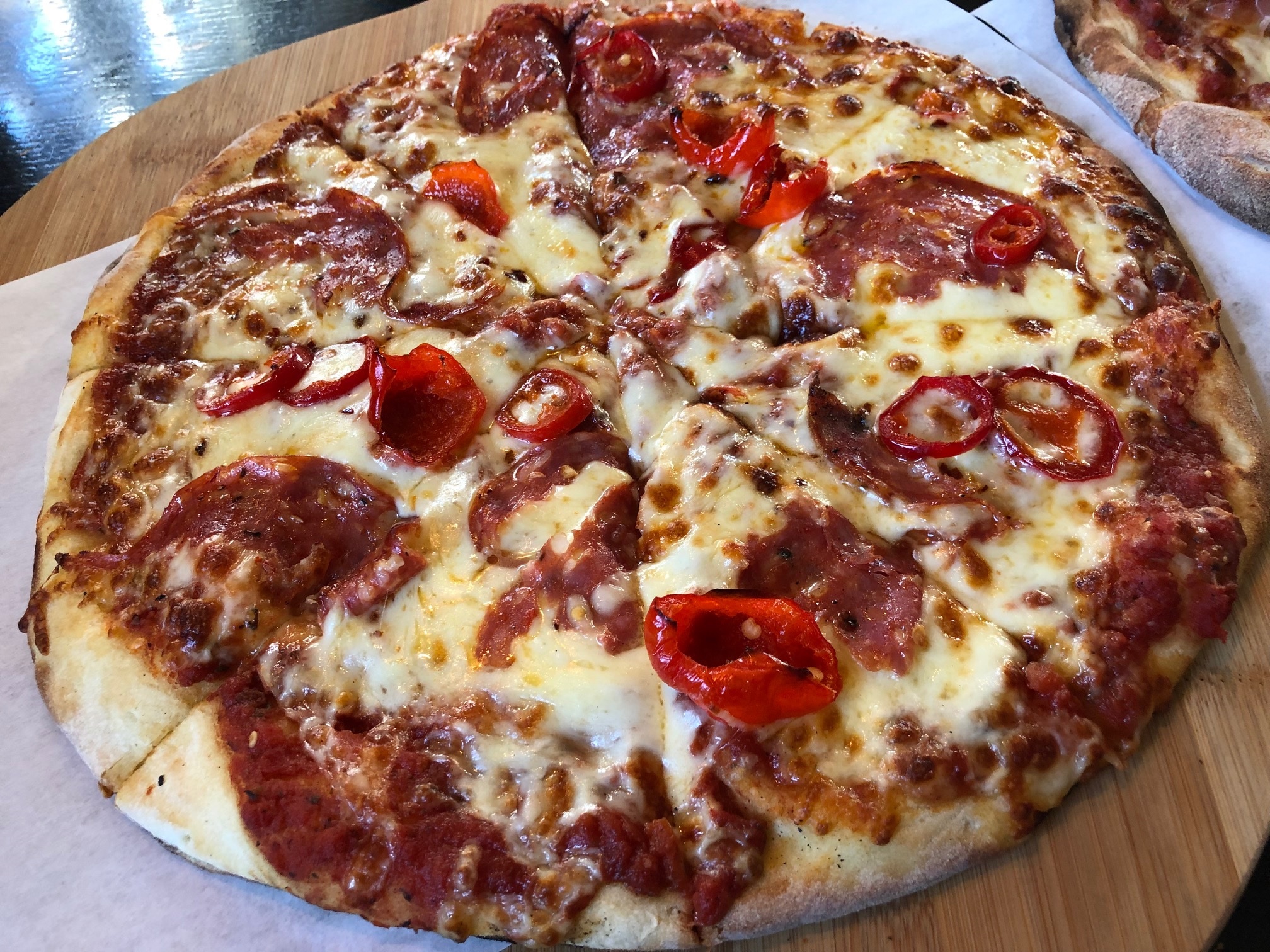 Pizza Rosa at the Rose Inn in Norwich