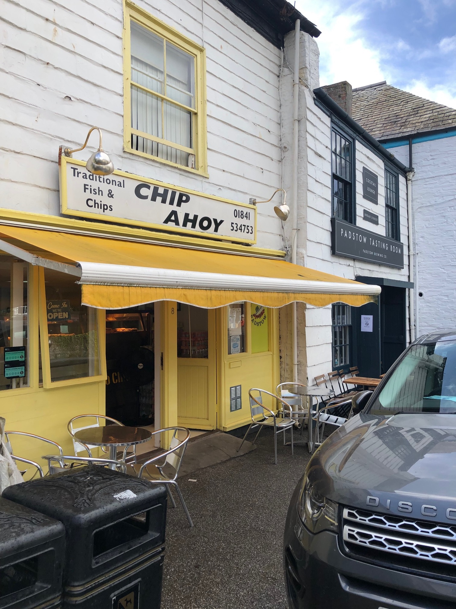 Back to Chip Ahoy in Padstow