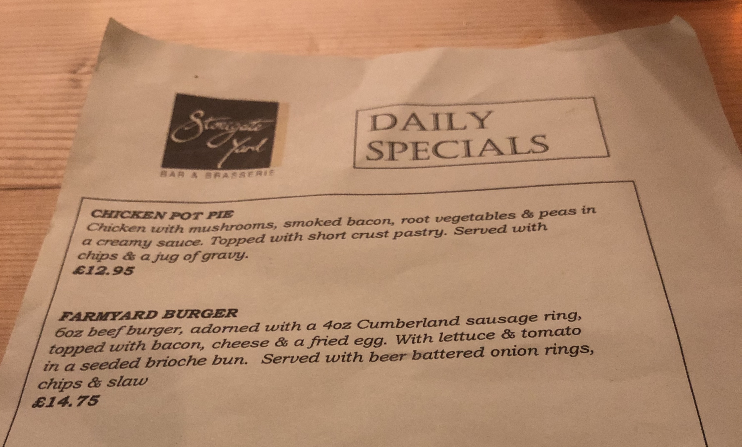 Pies at Stonegate Yard in York – My Food Hunt