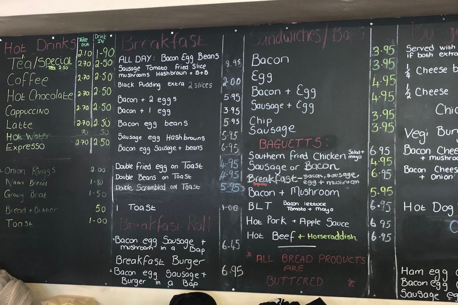 Breakfast at Harolds D-Day Cafe