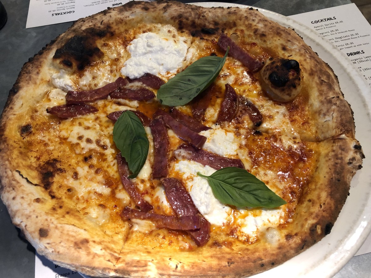 Pizza at Franco Manca in Earls Court