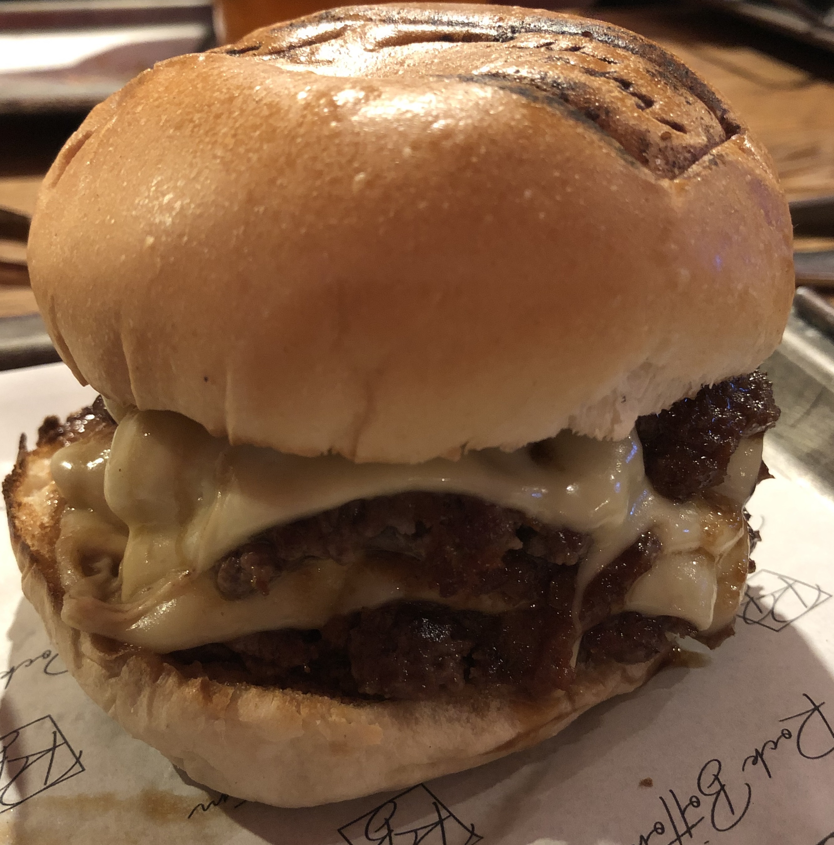 Smash burgers and Katsu Chicken at Rock Bottom in Teignmouth