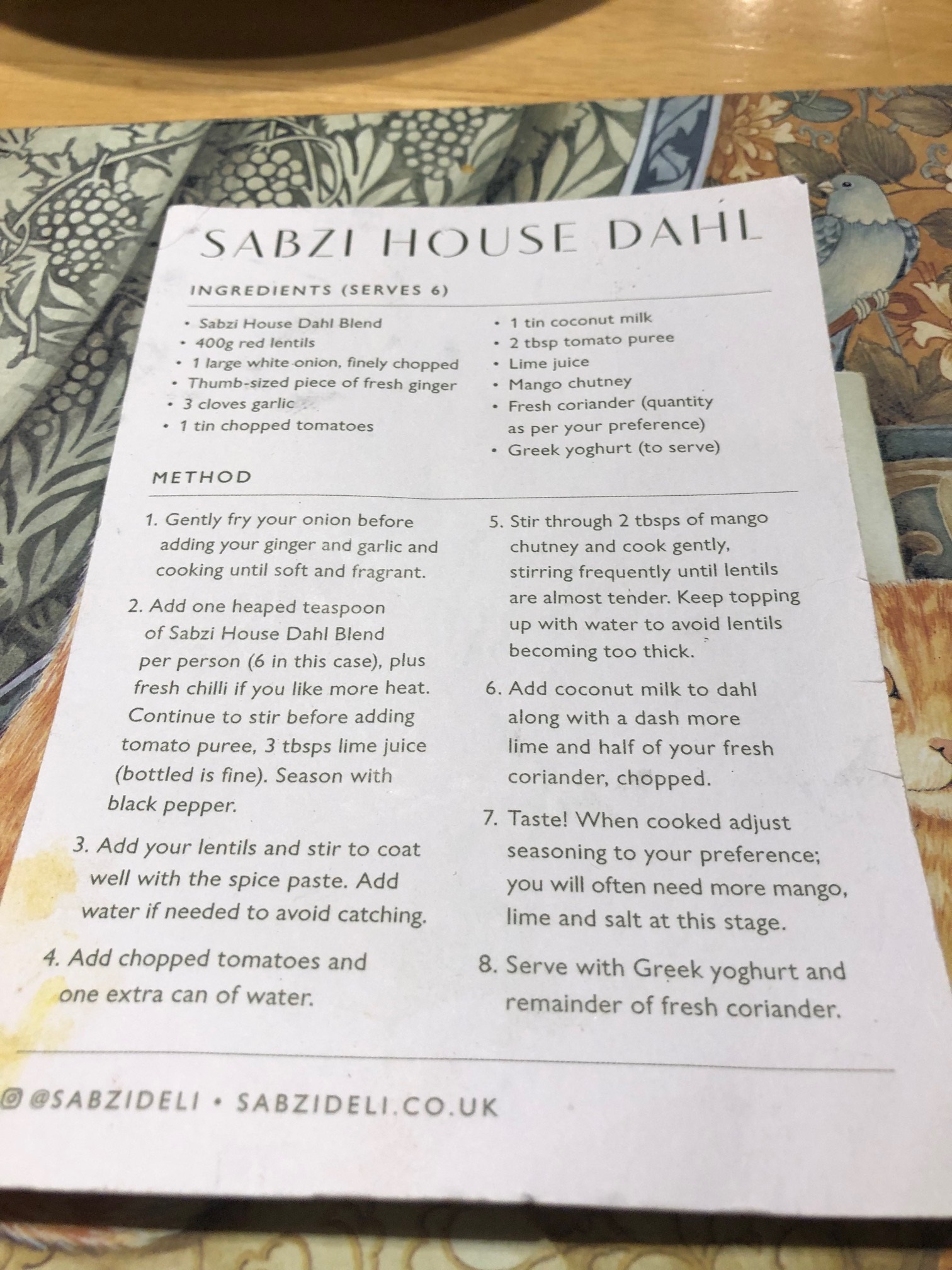 Cooking the Sabzi Dahl – My Food Hunt