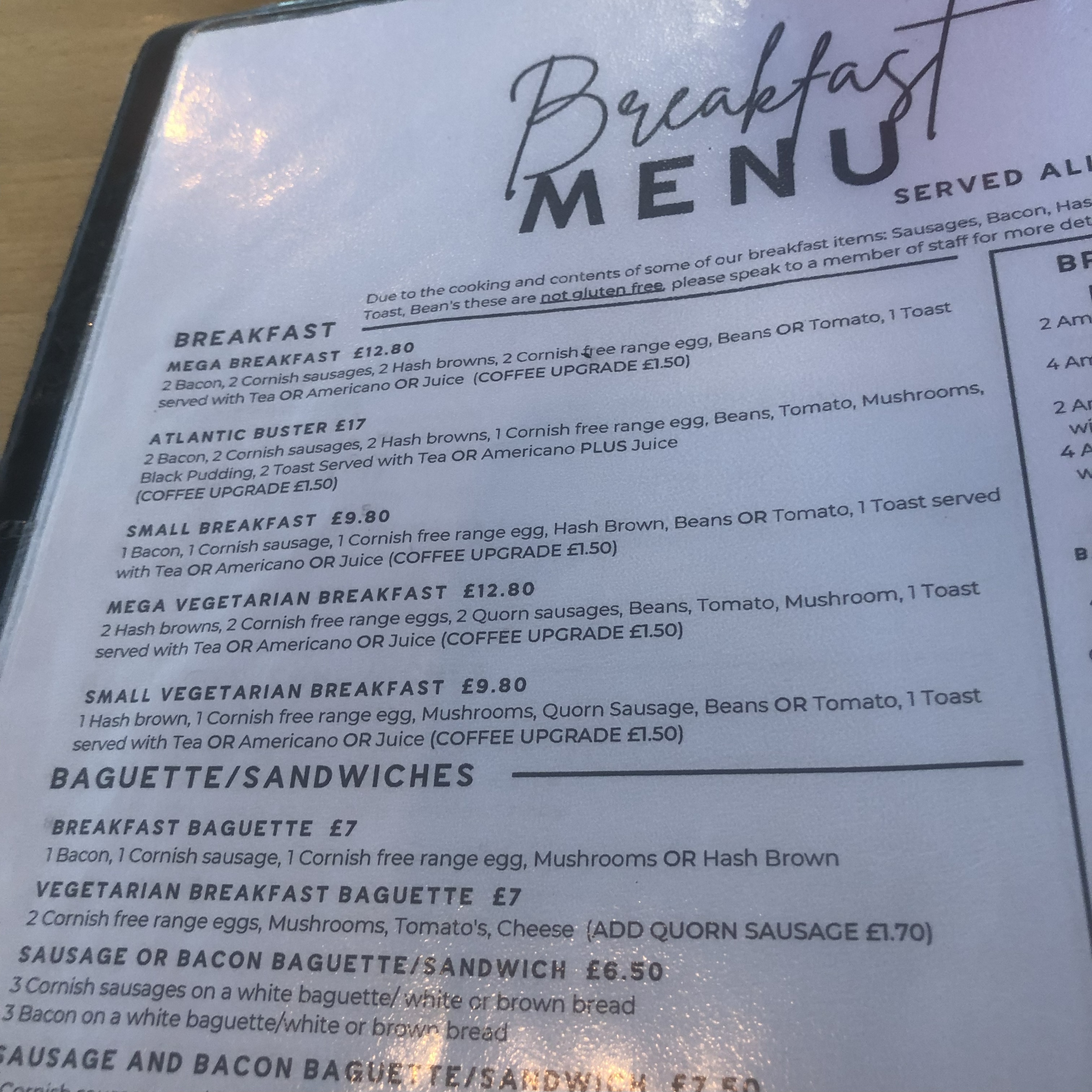Atlantic Cafe in Newquay – Breakfast Time